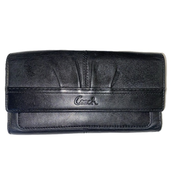 Coach | Bags | Coach Soho Trifold Pleated Wallet With Snap | Poshmark